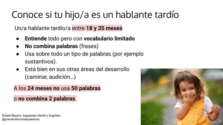 ¿Hablante Tardío, Retraso de Lenguaje o Trastorno de Lenguaje?